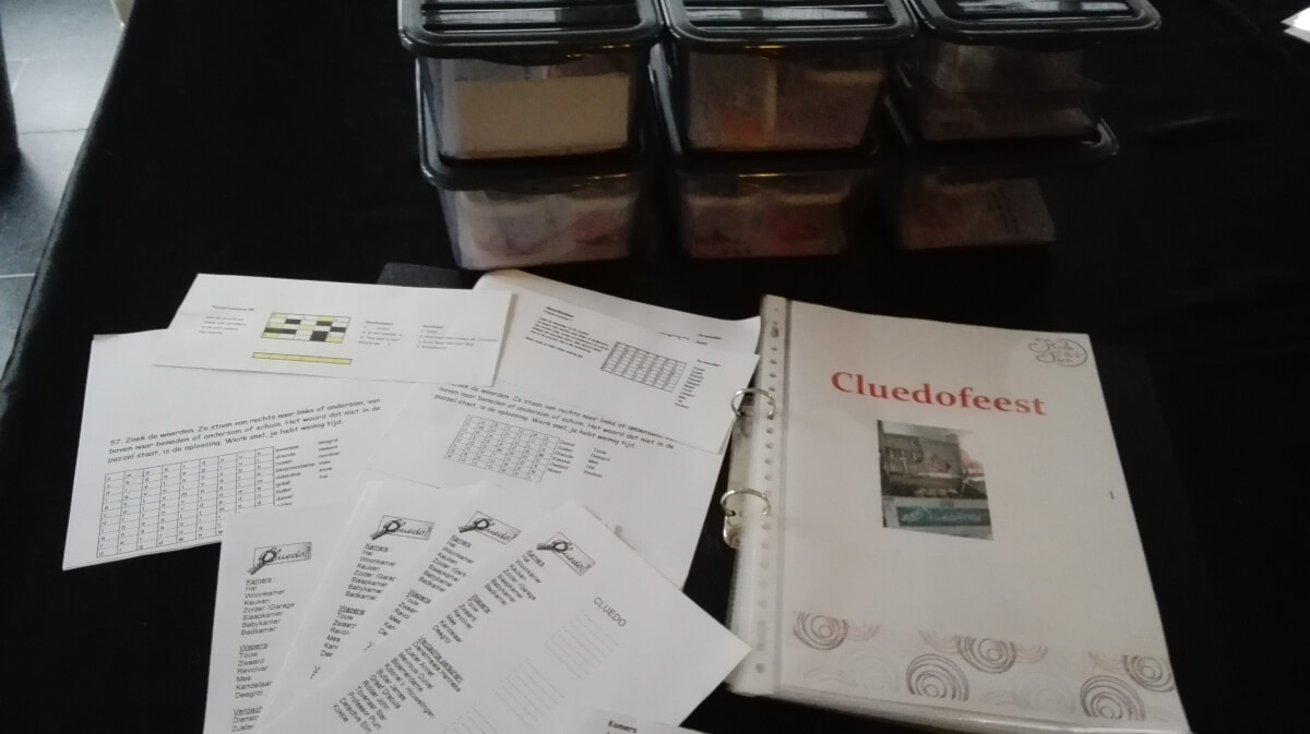 Themakist levend cluedo - Kinderfeestje Idee